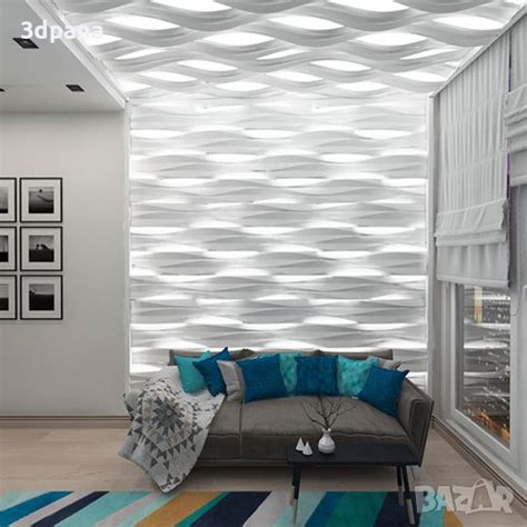 3Д Led ПАНЕЛИ декоративни облицовки за стени облицовъчен камък 0085