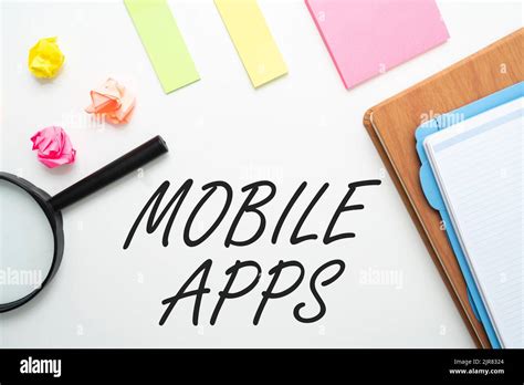 Handwriting Text Mobile Apps Business Approach Small Programs Are Made