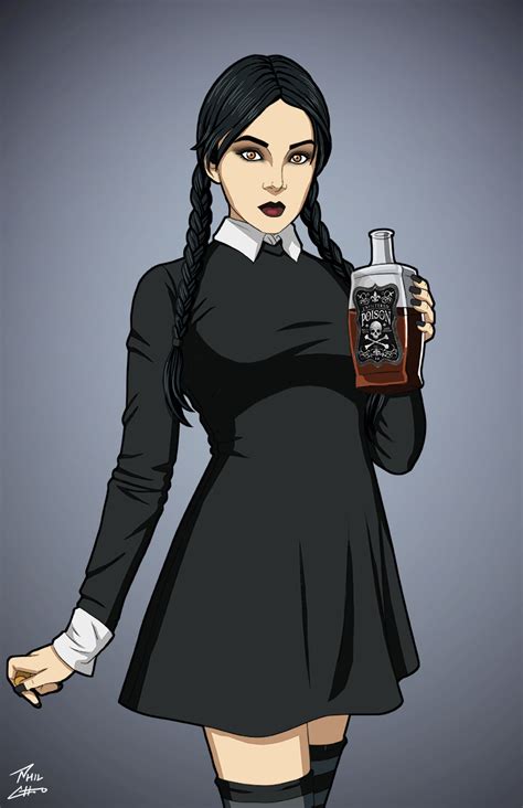 Wednesday Addams Earth 27 Commission By Phil Cho On Deviantart