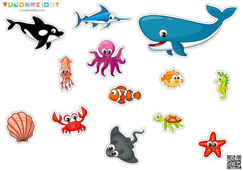 Educational Shadow Matching Game Underwater World