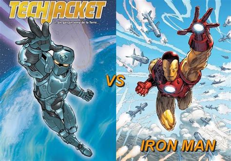 Tech Jacket VS Iron Man R Invincible