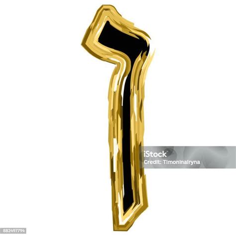 히브리어 알파벳에서 수녀의 황금 편지 골드 문자 글꼴 Hanukkah입니다 격리 된 배경에서 벡터 일러스트 레이 션 0명에 대한 스톡 벡터 아트 및 기타 이미지 Istock