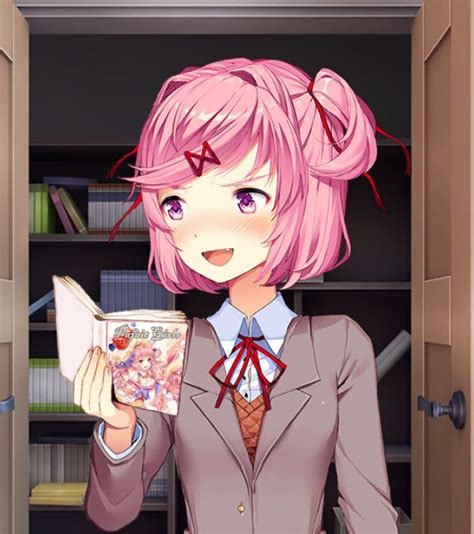 Natsuki DDLC Icon Anime Literature Club