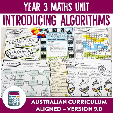 Year 3 Algorithms Ridgy Didge Resources Australia