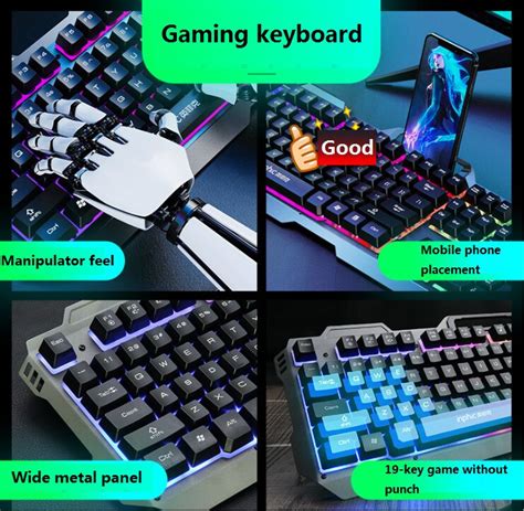 Gaming Keyboard And Mouse Set Gaming Manipulator Grandado