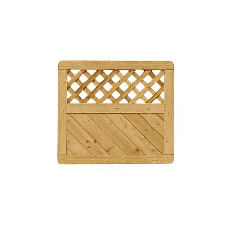 Vorgartenzaun Carla Mit Gitterausschnitt Nadelholz Kdi Grün 89 X 99 Cm H X B 89 X 99 Cm