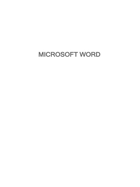 Ms Word Exercises Pdf Citation Publishing