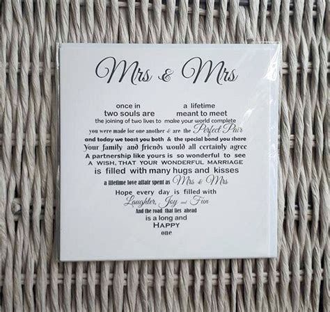 Lesbian Wedding Card Lesbian Couple Mrs And Mrs Card Bride Etsy