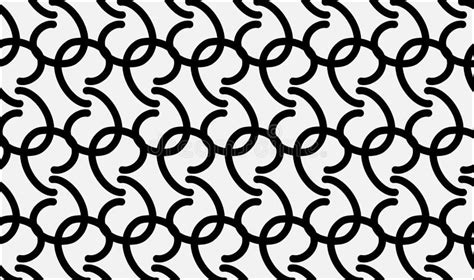 Simple Modern Abstract Black And White Fence Pattern Stock Vector