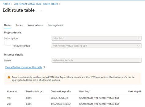 specific route to a public ip through p2s vpn microsoft qanda