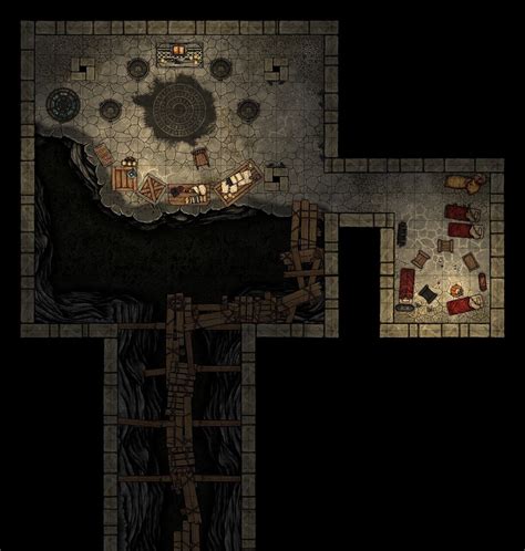 Dungeon Map For Tabletop RPGs