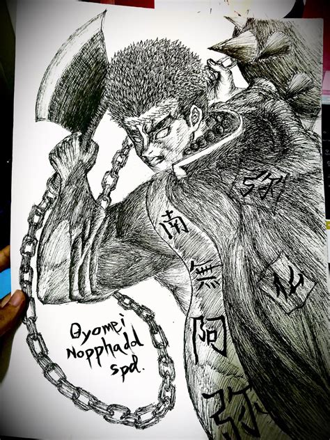 I Really Liked The Latest Episode Of Yaiba I Drew Gyomei In My Own