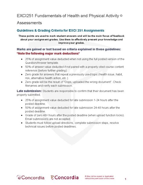 Exci251 Assignment Guidelines © May Not Be Copied Or Duplicated