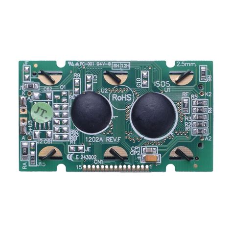 12x2 Character Lcd Module Grayblueyellow Display With Mcu Displaymodule