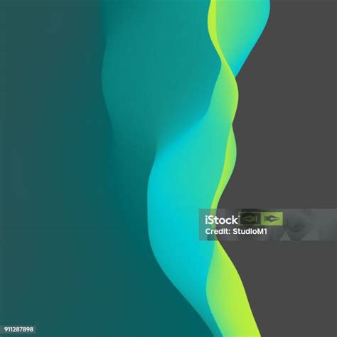 추상적인 배경입니다 동적 효과입니다 미래 기술 스타일입니다 모션 벡터 일러스트입니다 3차원 형태에 대한 스톡 벡터 아트 및 기타 이미지 3차원 형태 가리기 그라데이션