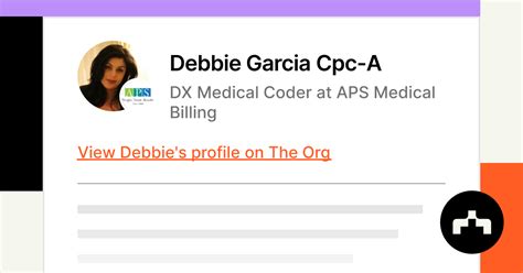 Debbie Garcia Cpc A Dx Medical Coder At Aps Medical Billing The Org