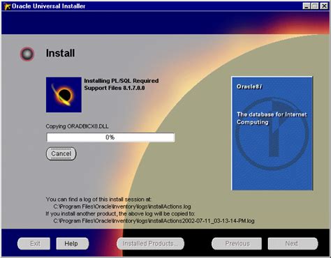 Appendix C Installing Oracle