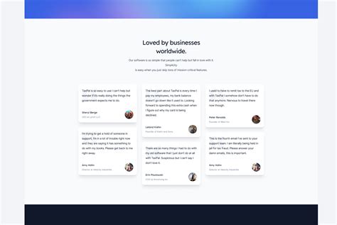 Tailwind Template Salient Landing Page Figma