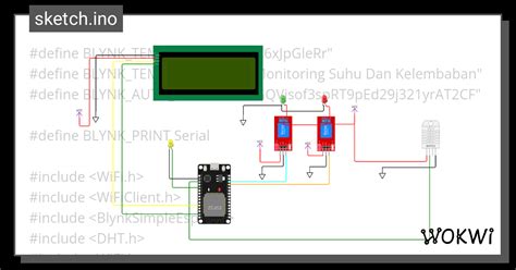 Monitoring Suhu Dan Kelembaban Copy 2 Wokwi Esp32 Stm32 Arduino Simulator