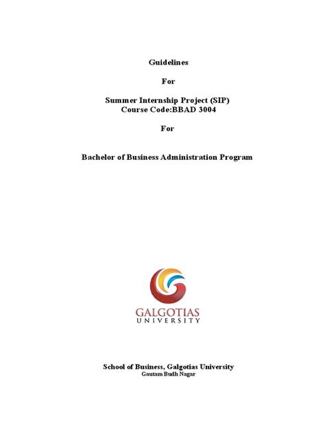 Guidelines For Sip Pdf Mentorship Recruitment