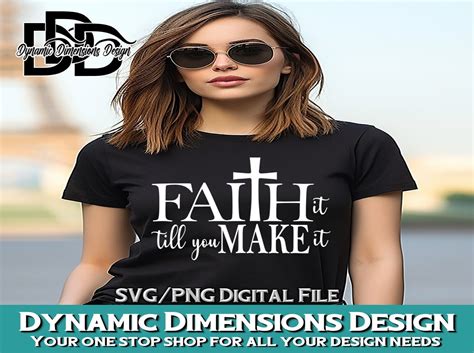 Faith It Till You Make It Graphic By Dynamic Dimensions · Creative Fabrica
