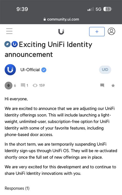 UID Access For Free R Ubiquiti