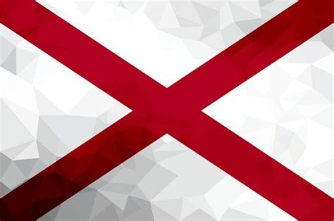 알라바 마 다각형 플래그입니다 모자이크 현대 배경입니다 기하학적 디자인 0명에 대한 스톡 벡터 아트 및 기타 이미지 0명 3차원 형태 건축물 Istock