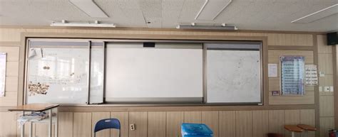 수주고등학교 과학실 및 도서관 전자칠판 및 칠판장 설치 사례 스마트교실 비바솔루션