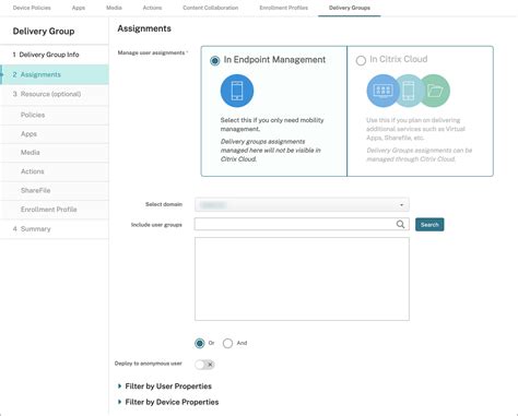 Citrix Endpoint Management Integration With Microsoft Endpoint Manager