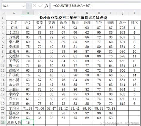 计算机基础 Excel表练习excel练习素材 Csdn博客