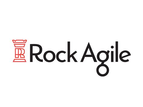 rock agile logo design by darian rosebrook on dribbble