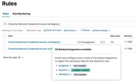 Security Solution Refine Tooltip Message For Related Integrations · Issue 153228 · Elastic