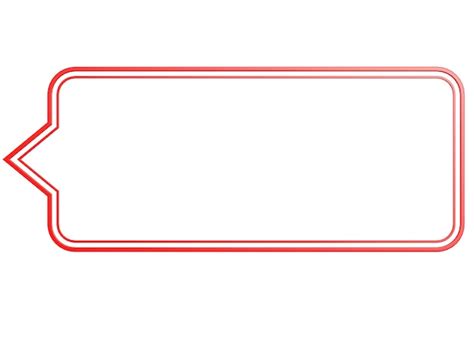 Premium Photo Red Speech Bubble