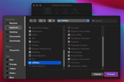 How To Set The Finder Default Folder In Macos