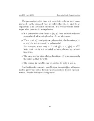 Interpolation PDF