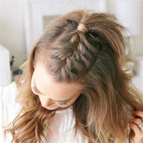 French Mohawk Braid Hairstyle K4 Fashion