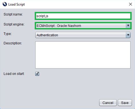 Jenkins Zap Plugin New Script Or Load Script