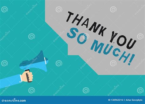 Writing Note Showing Thank You So Much Business Photo Showcasing Expression Of Gratitude