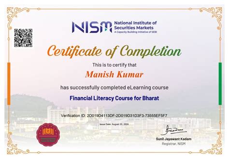 Manish Kumar On Linkedin Financialliteracy Nism Continuouslearning Personalfinance Finance