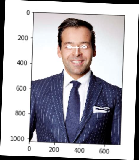 Python Rotate A Image On The Nose And Eye Axis With Opencv Stack