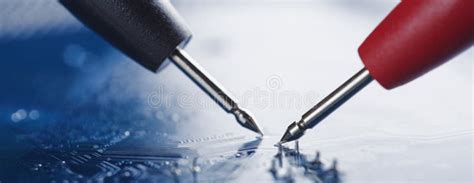 Measuring Electronic Signal From Component On The Pcb Electronics Repair And Digital Technology
