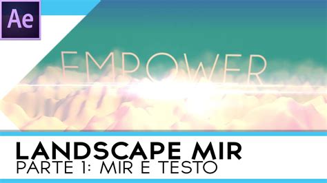 After Effects Tutorial Trapcode Mir Parte 1 Daniele Zanini