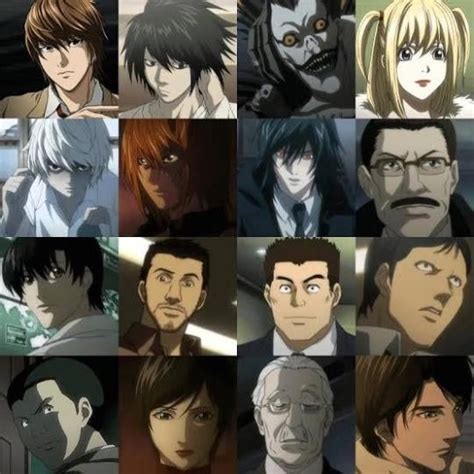 Death Note Anime Characters