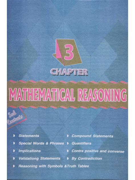 Mathematical Reasoningnotesclass11 Pdf