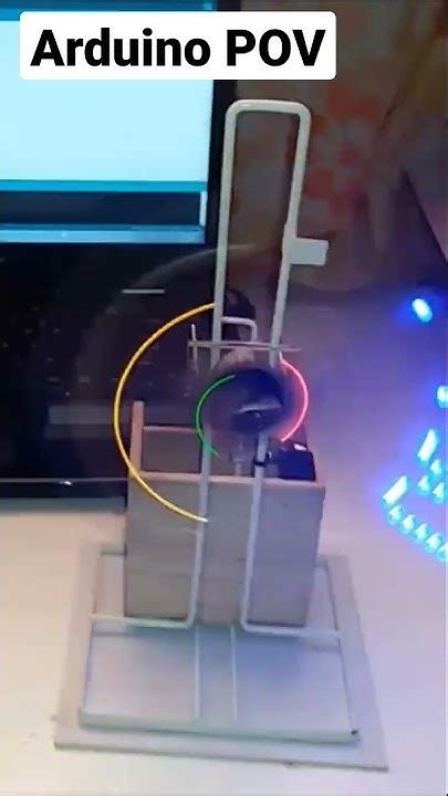 Arduino Rotating Led Display That Prints Text On Air Youtube