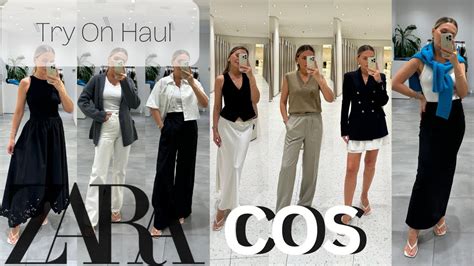 Zara And Cos Haul Try On Haul New Collection Youtube