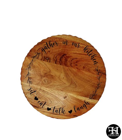 Lazy Susan Archives Fhs Designs Custom Woodworking Cnc And Laser Engraving