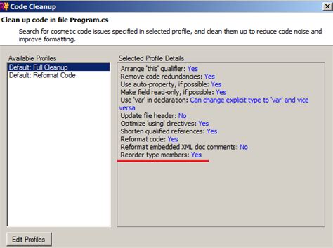 C Resharper 7 Sort Method By Name Within A Region Stack Overflow