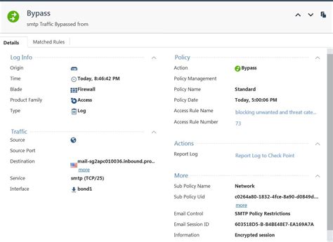 Solved SMTP Traffic Is Being Bypassed In Firewall Rule Check Point CheckMates