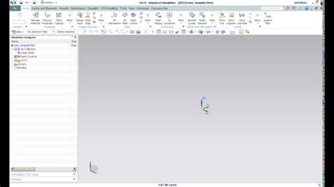 How To Add A Nx Custom Template For Nx Cae Application Youtube